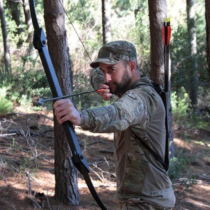 SAS Tactical Compact Survival Bow | 55# Draw | Portable Folding Design – Canadian Preparedness