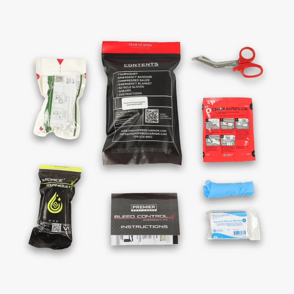Premier BLEED CONTROL KIT - CELOX | Tactical Trauma First Aid Kit ...