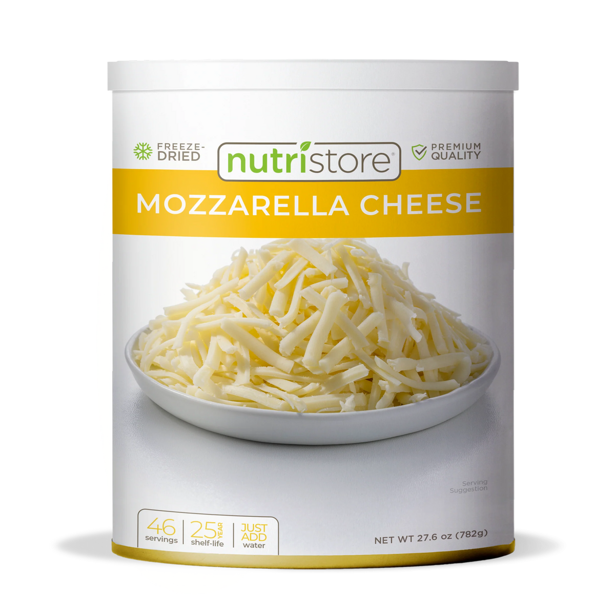 Nutristore Freeze Dried Mozzarella Cheese - #10 Can – Canadian Preparedness