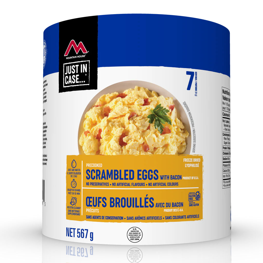 Mountain House Freeze Dried Scrambled Eggs with Bacon - #10 Can ...
