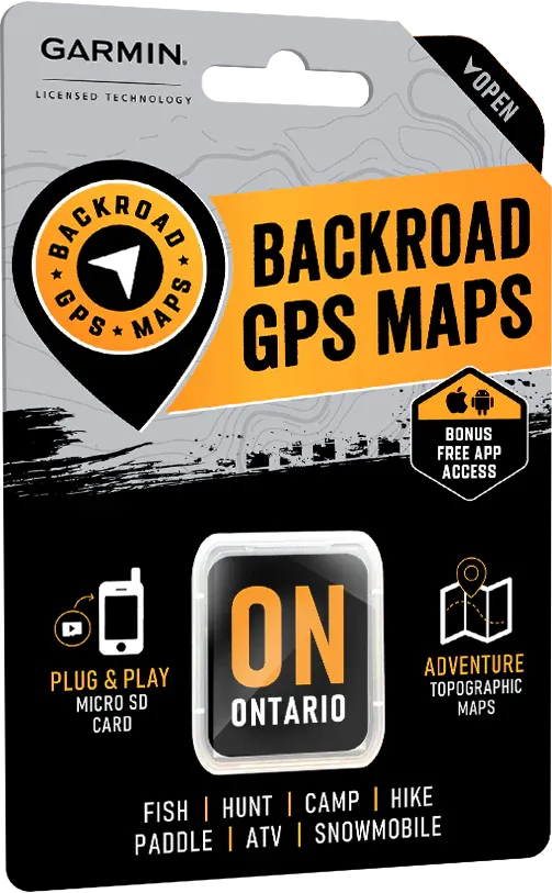 Ontario GPS Map 8GB SD Card | Garmin Survival Navigation – Canadian ...