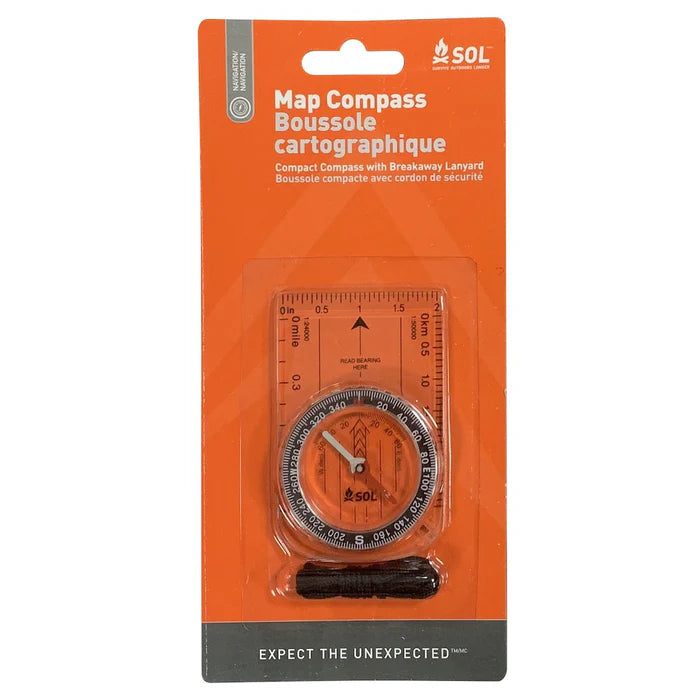 SOL Map Compass | Lightweight Compass with Rotating Bezel – Canadian ...