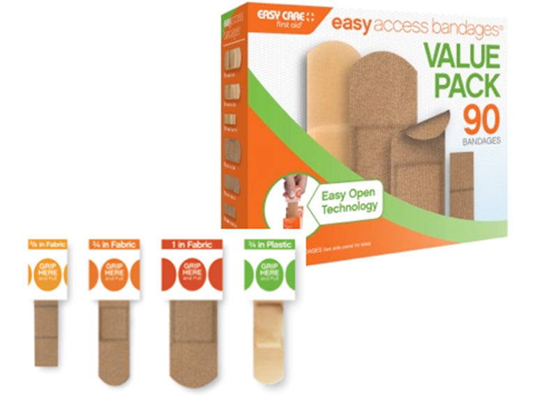 Easy Access Bandages® Value Pack, 90 Count — Canadian Preparedness