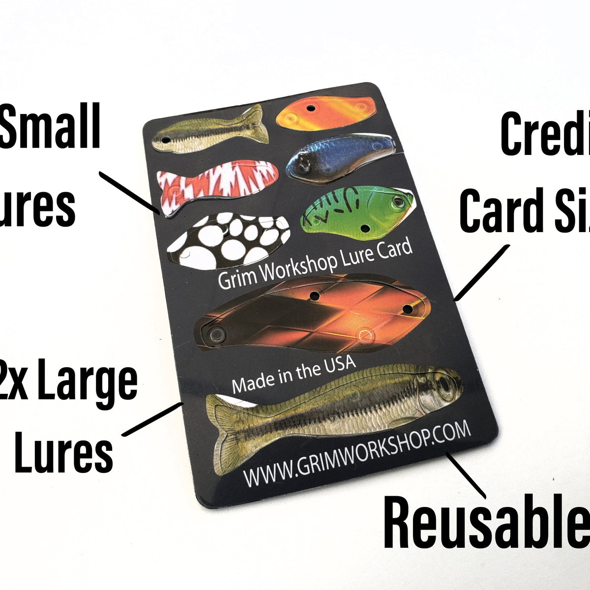 Grim Workshop Survival Fishing Lure Card – Canadian Preparedness