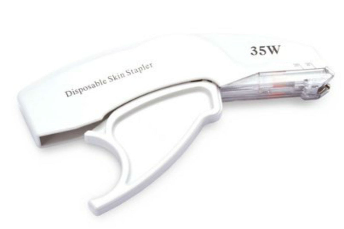 Medical Staple Gun | Surgical Skin Stapler with 35 Wide Staples ...